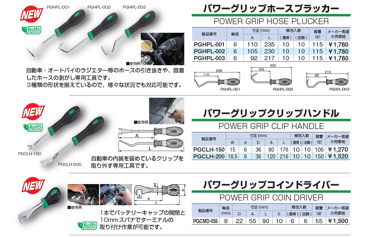 Ichiban Precision Sdn Bhd - Tone - Tone Power Grip Hose Plucker, Power Grip Clip Handle, Power ...